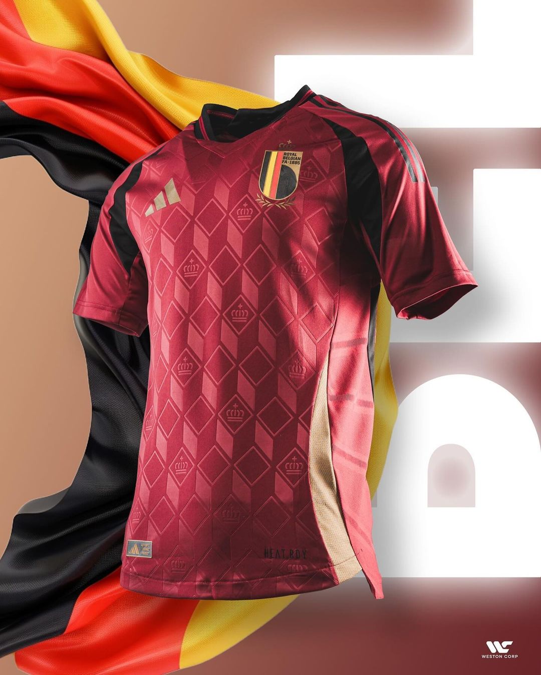 Belgium 2024 Home Jersey – Champions Kit